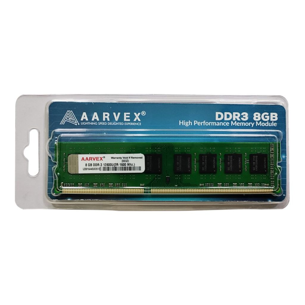 Buy AARVEX 8GB DDR3 2R-1600MHz Desktop RAM - Dual Channel | Krgkart.com