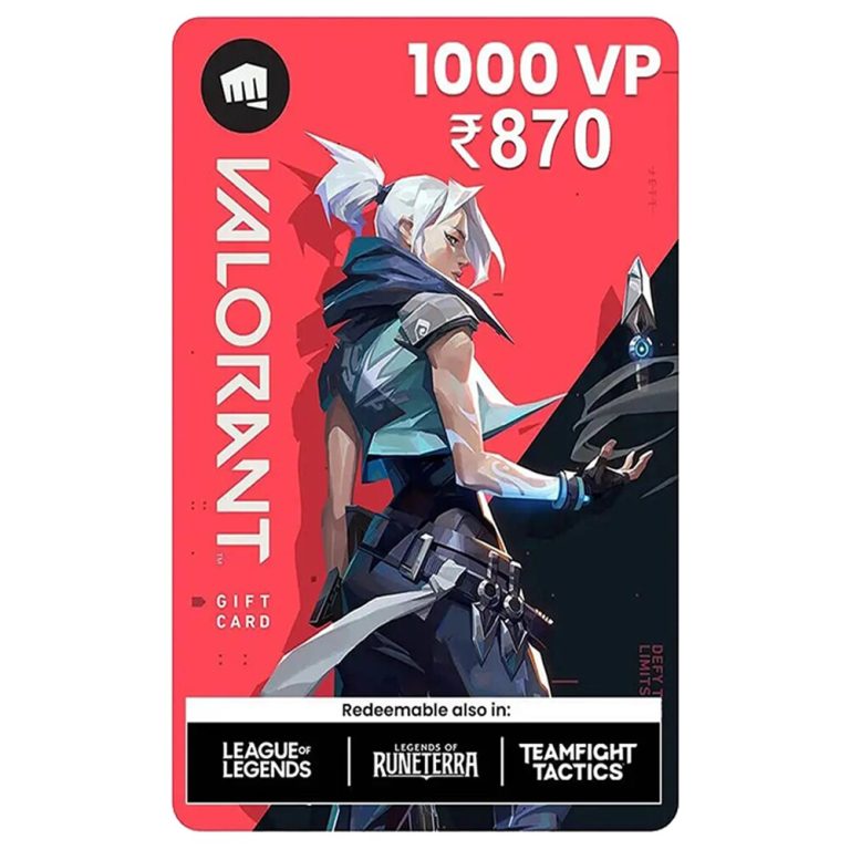 Buy Valorant Points Gift Card Voucher, 1000 VP - Instant Delivery ...