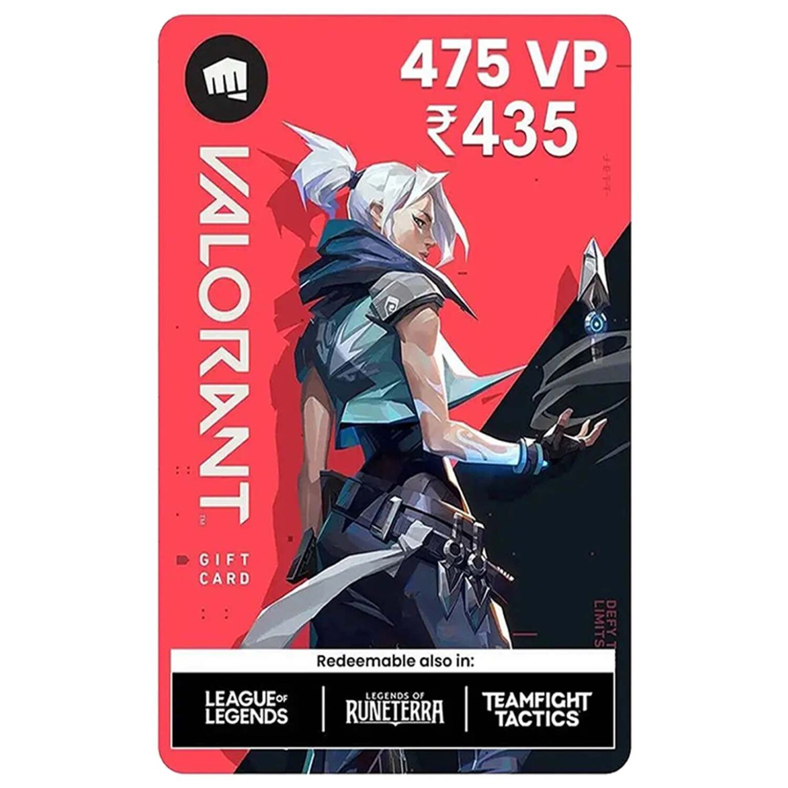 Buy Valorant Points Gift Card Voucher, 475 VP - Instant Delivery ...