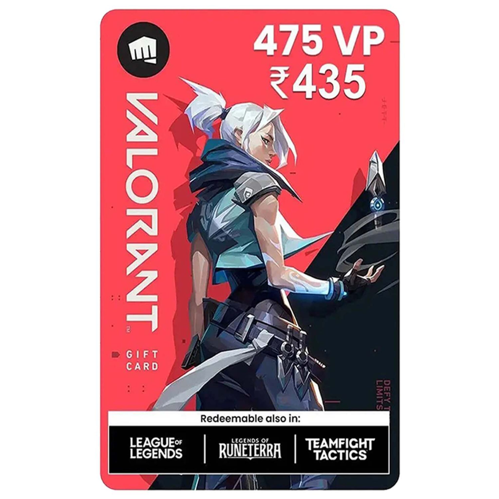 Buy Valorant Points Gift Card Voucher, 475 VP - Instant Delivery ...