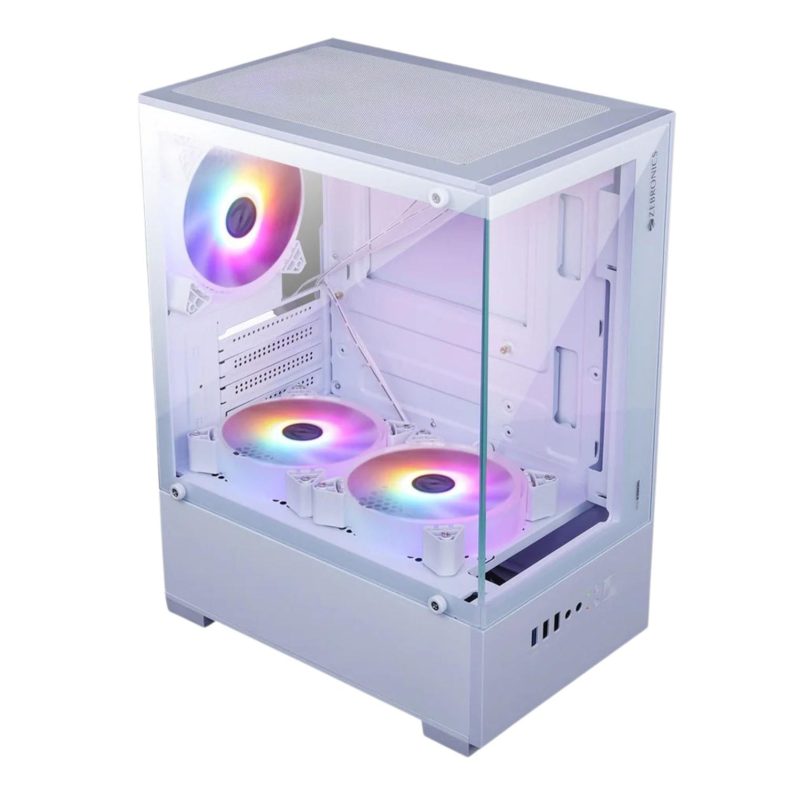 Buy Zebronics ZEB-ICEBERG Mini Tower Gaming Cabinet – White - Krgkart