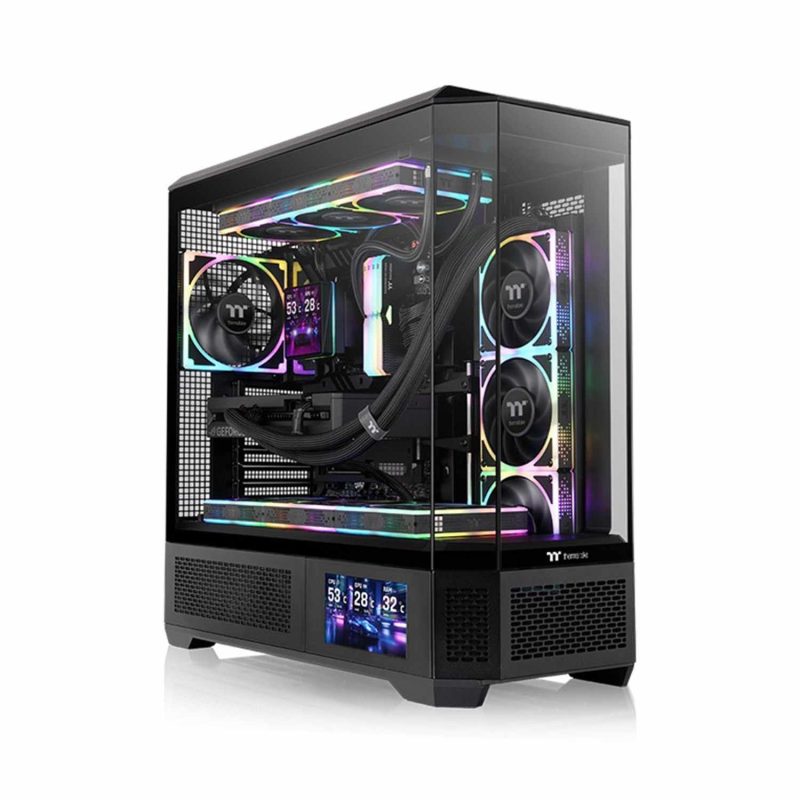 Buy Thermaltake View 600 TG Full Tower PC Cabinet - Black | Krgkart.com
